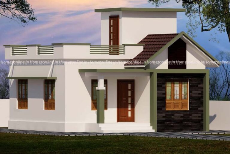 Pretty 2 bhk single floor house plan